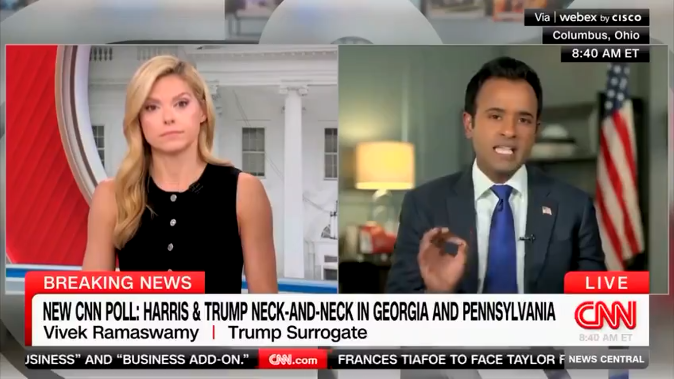 Ramaswamy SCHOOLS Leftist CNN Host - Patriot United News